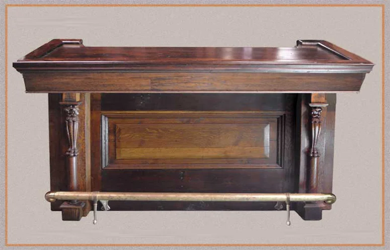 Antique Front & Back Bars - Wooden Nickel Antiques