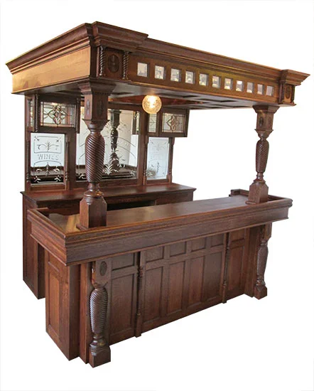 Antique Front & Back Bars - Wooden Nickel Antiques