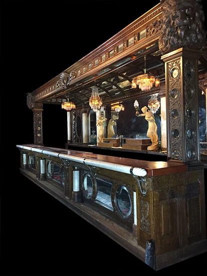 Antique Front & Back Bars - Wooden Nickel Antiques