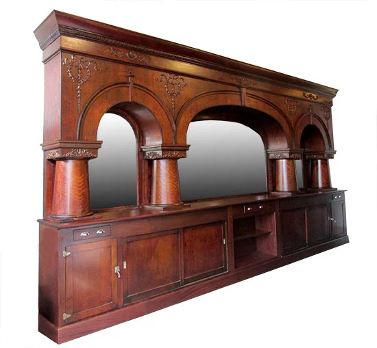 Antique Front & Back Bars - Wooden Nickel Antiques