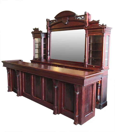 Antique Front & Back Bars - Wooden Nickel Antiques