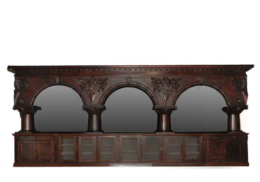 Antique Front & Back Bars - Wooden Nickel Antiques