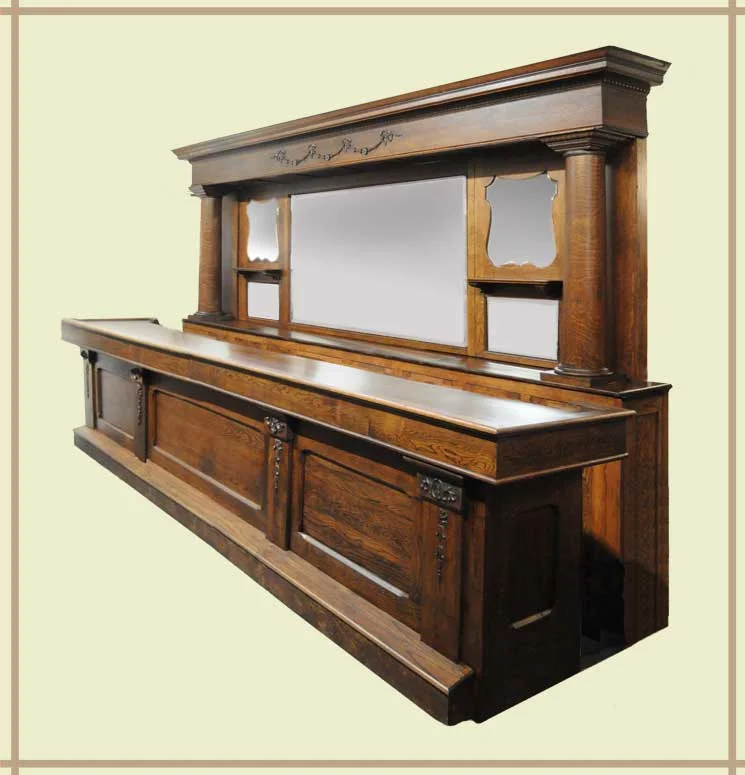 Antique Front & Back Bars - Wooden Nickel Antiques