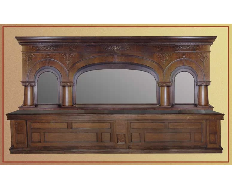 Antique Front & Back Bars - Wooden Nickel Antiques