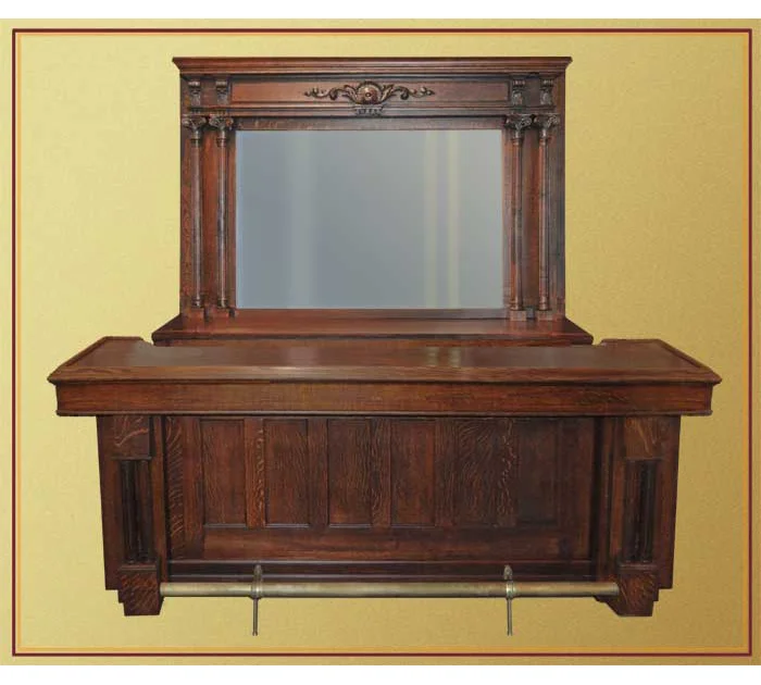 Antique Front & Back Bars - Wooden Nickel Antiques