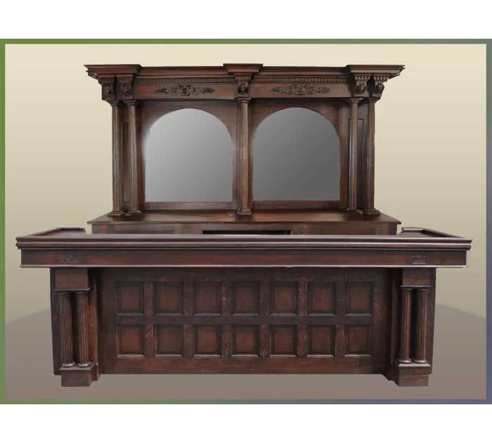 Antique Front & Back Bars - Wooden Nickel Antiques