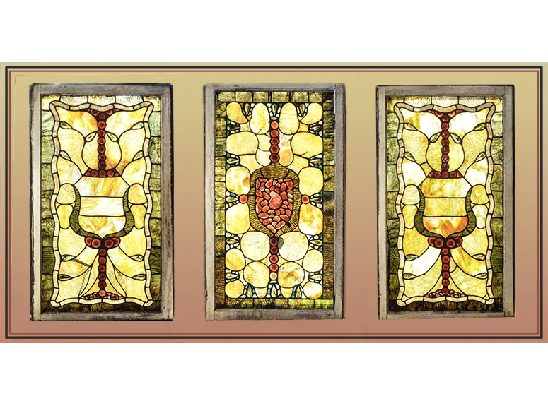 Stained Glass & Beveled Glass - Wooden Nickel Antiques