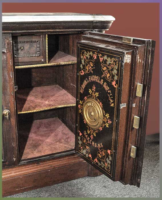 Classic 19th Century Decorative Safe - Wooden Nickel Antiques